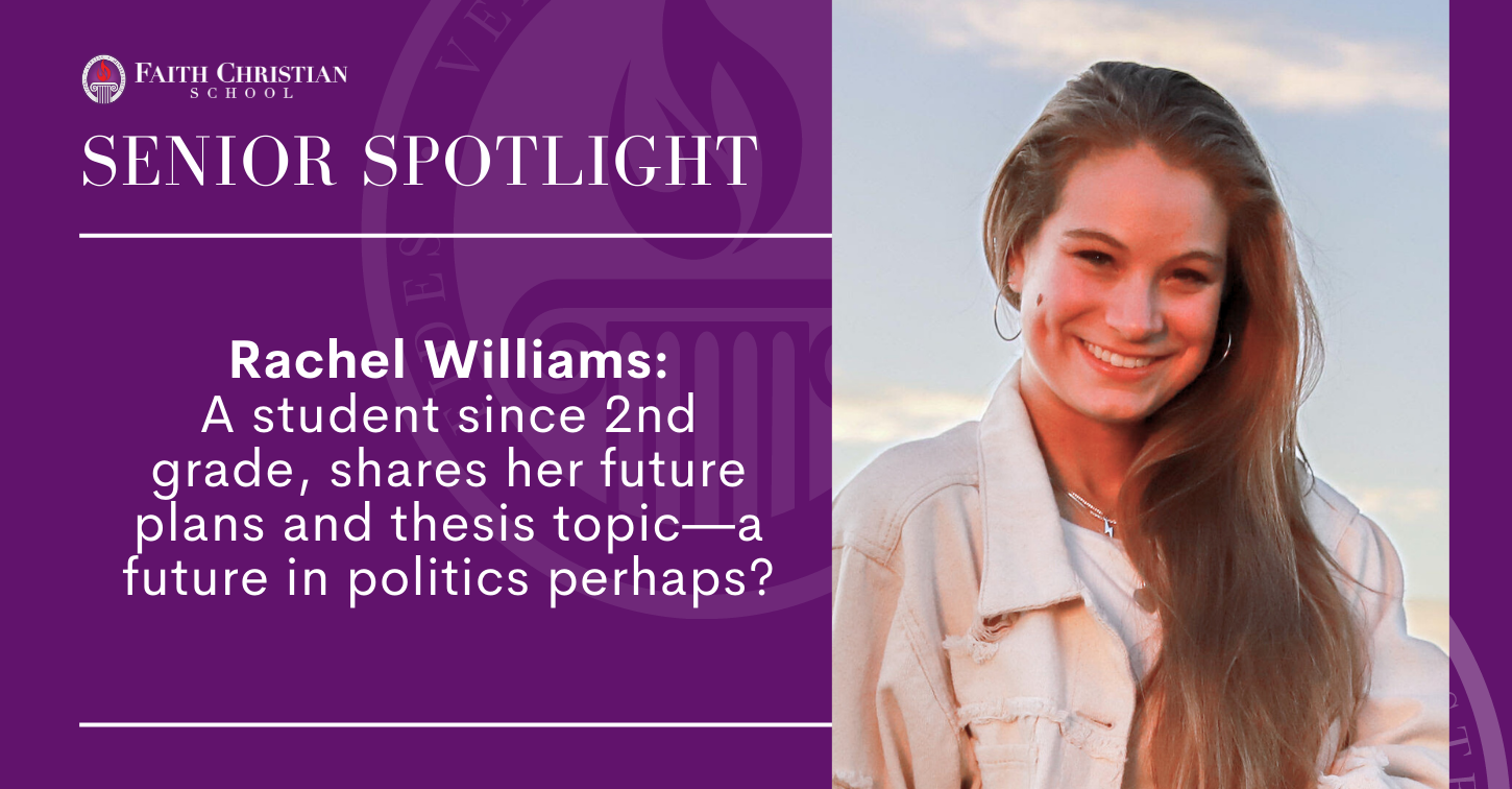 Rachel Williams - FCS Senior Spotlight